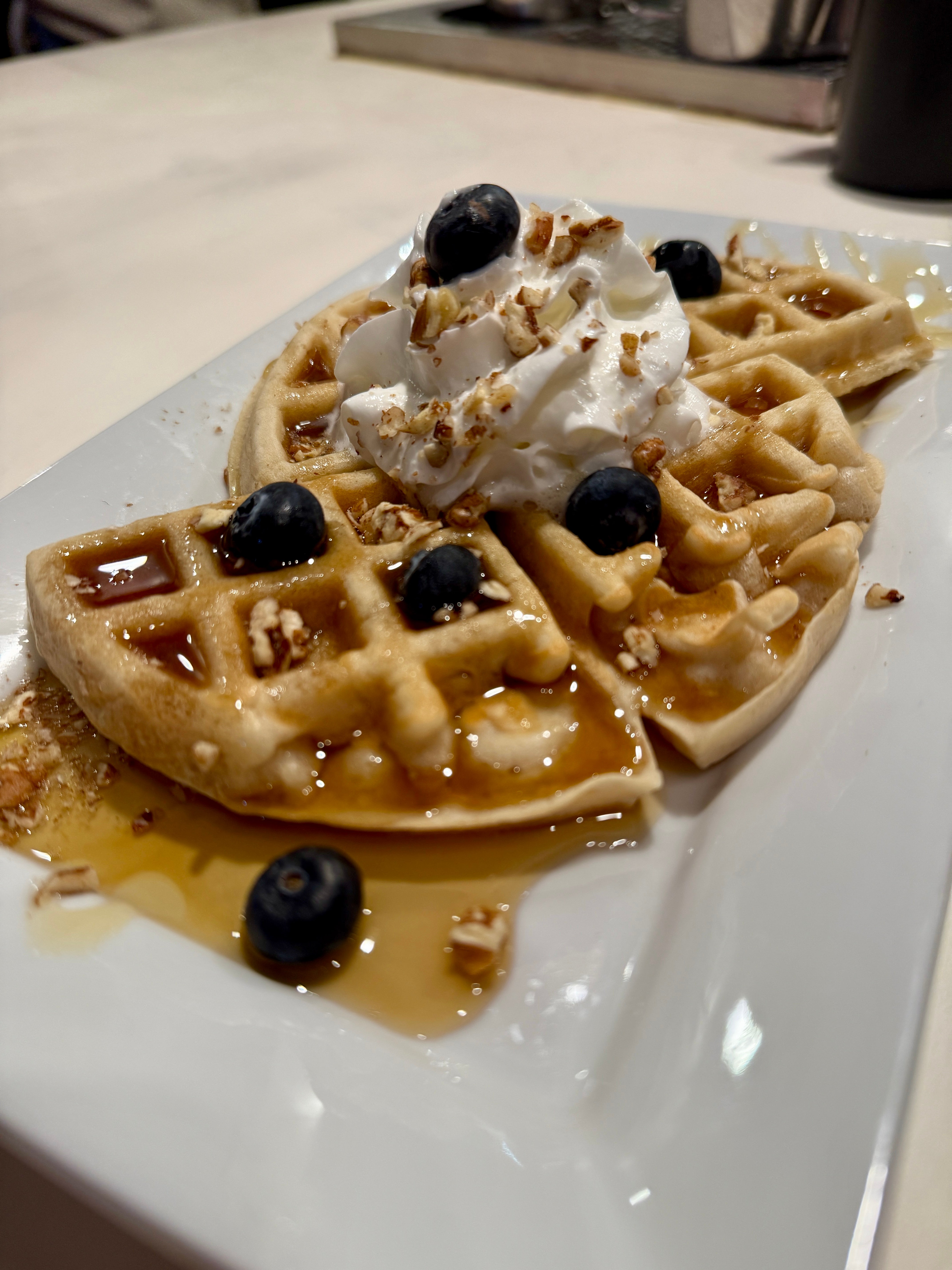 Specialty Waffle: Pumpkin Waffle | Level Ground Coffee